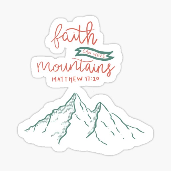 "Faith " Sticker for Sale by regzxo | Redbubble