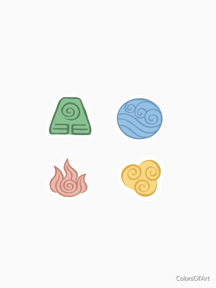 "ATLA Tribe Symbols " T-shirt by ColorsOfArt | Redbubble