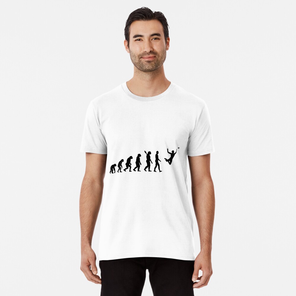 "Evolution of man to ultimate frisbee " Sticker for Sale by tgislayer ...