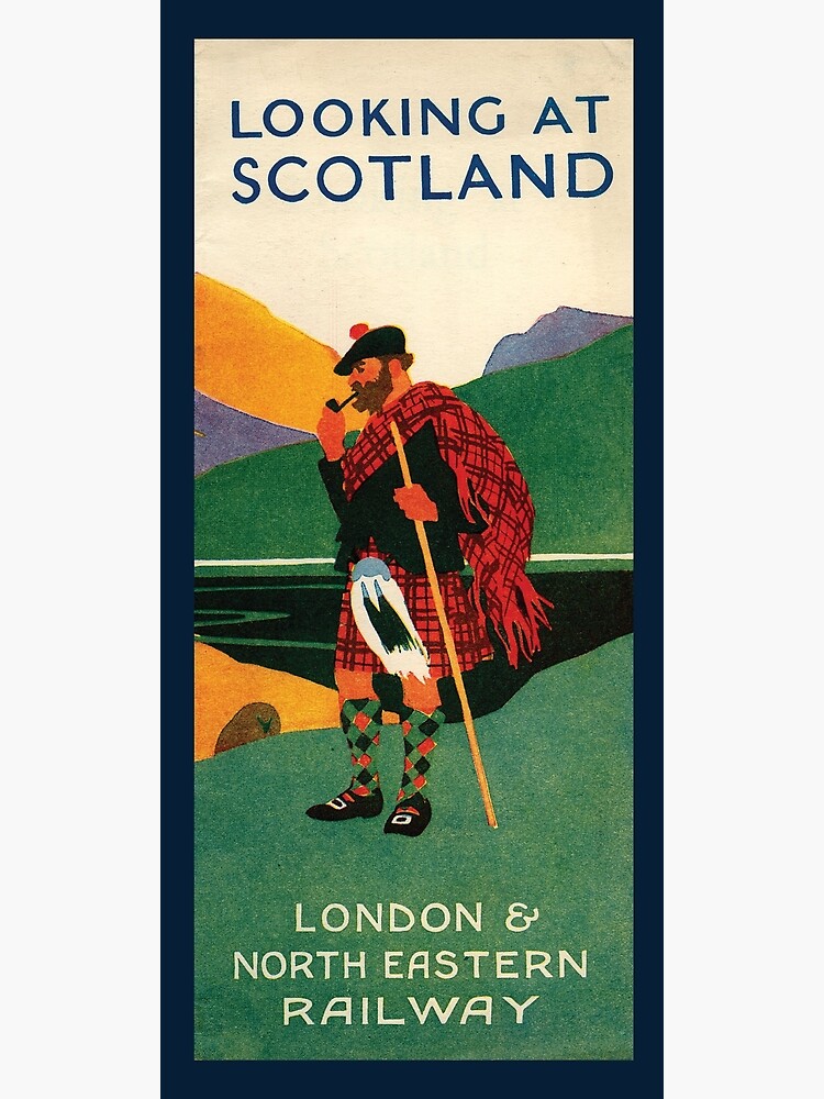 "Scotland Railway Vintage Travel Advert" Poster for Sale by ...