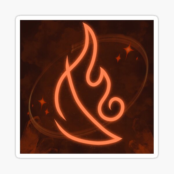 "Wizard101 - Fire Casting Symbol" Sticker for Sale by TheFirstHashbro ...