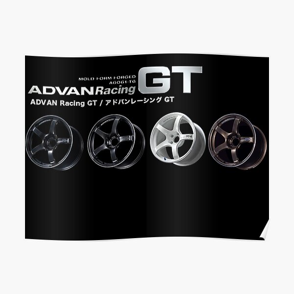 "Advan Racing Yokohama Wheel design JAPAN" Poster by sappy187 | Redbubble