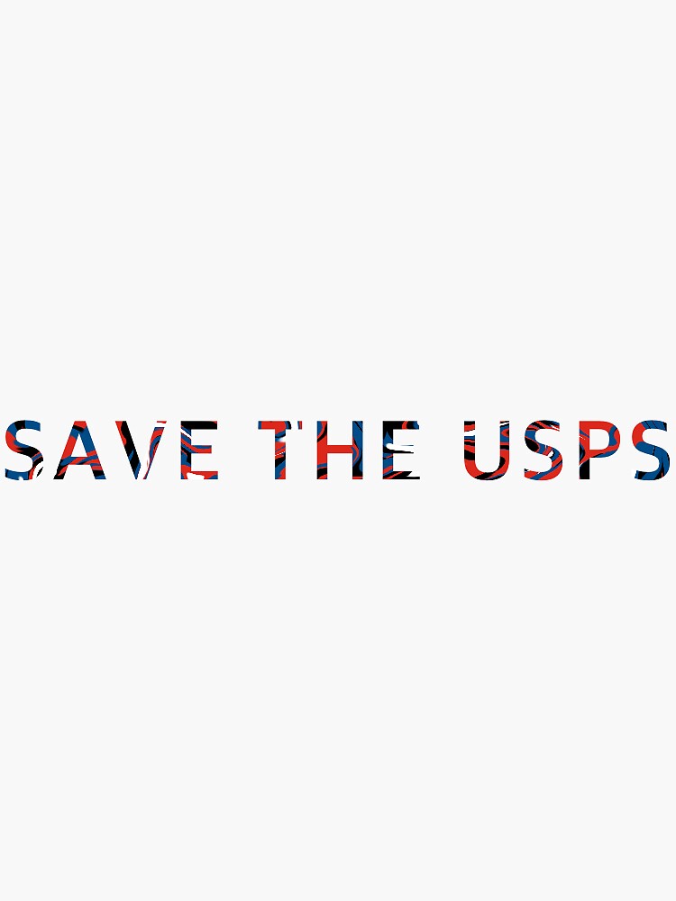 "save the USPS" Sticker by jkdraws | Redbubble