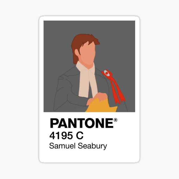 "Samuel Seabury Pantone" Sticker for Sale by kelsez55 | Redbubble