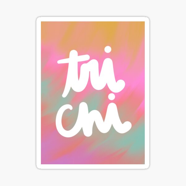 "Tri chi" Sticker for Sale by raleighpeterson | Redbubble