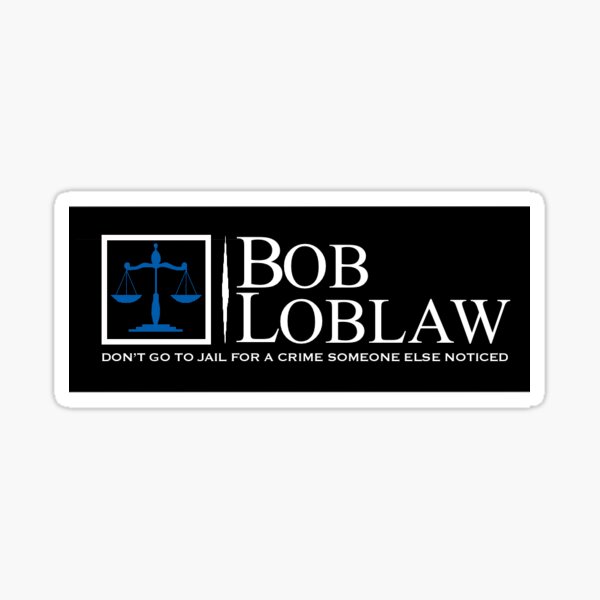 "Bob Loblaw logo" Sticker by thecolorofmars | Redbubble