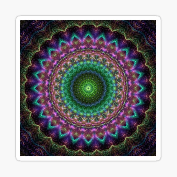 "Vibration" Sticker by Zacido | Redbubble