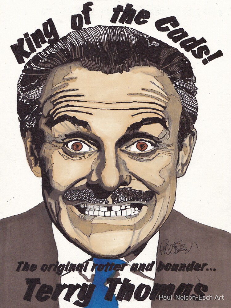 "Terry Thomas" Essential T-Shirt for Sale by Paul Nelson-Esch | Redbubble