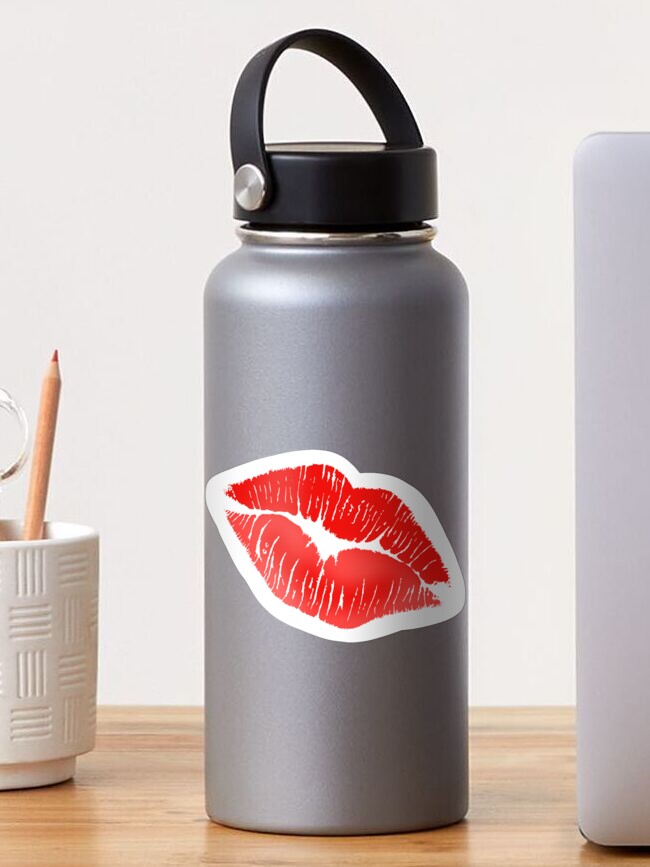 "Kissy Lips" Sticker for Sale by snwyner | Redbubble