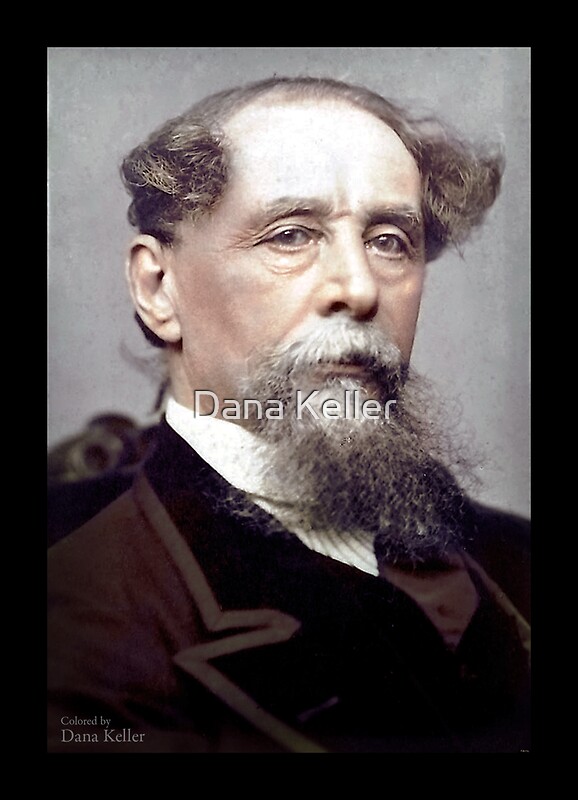 "Charles Dicken, ca. 1867" by Dana Keller | Redbubble