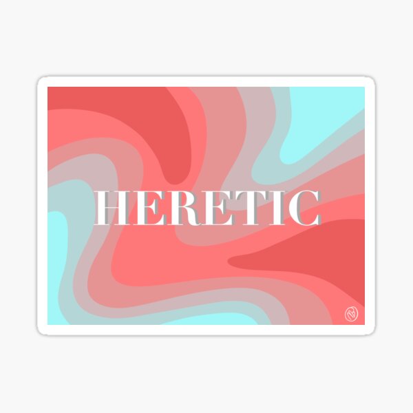 "Heretic Aesthetic Sticker - Head Empty Series" Sticker for Sale by ...