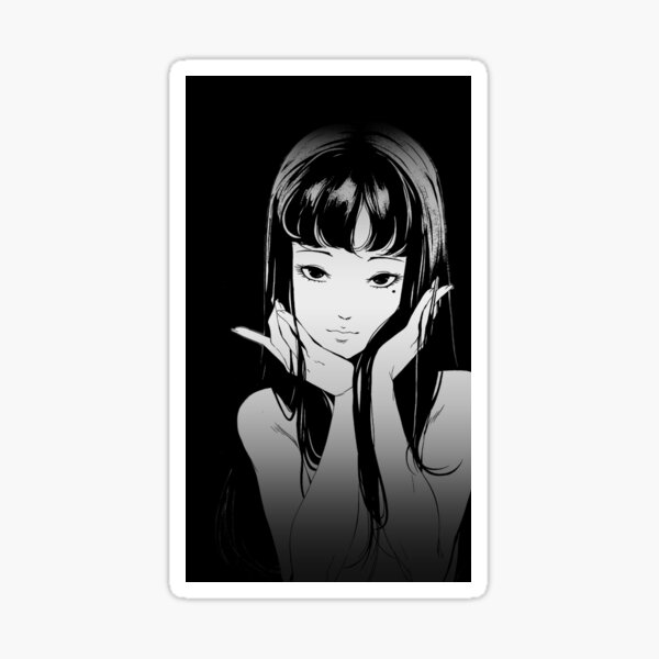 "Waifu Tomie" Sticker for Sale by kawaiicrossing | Redbubble