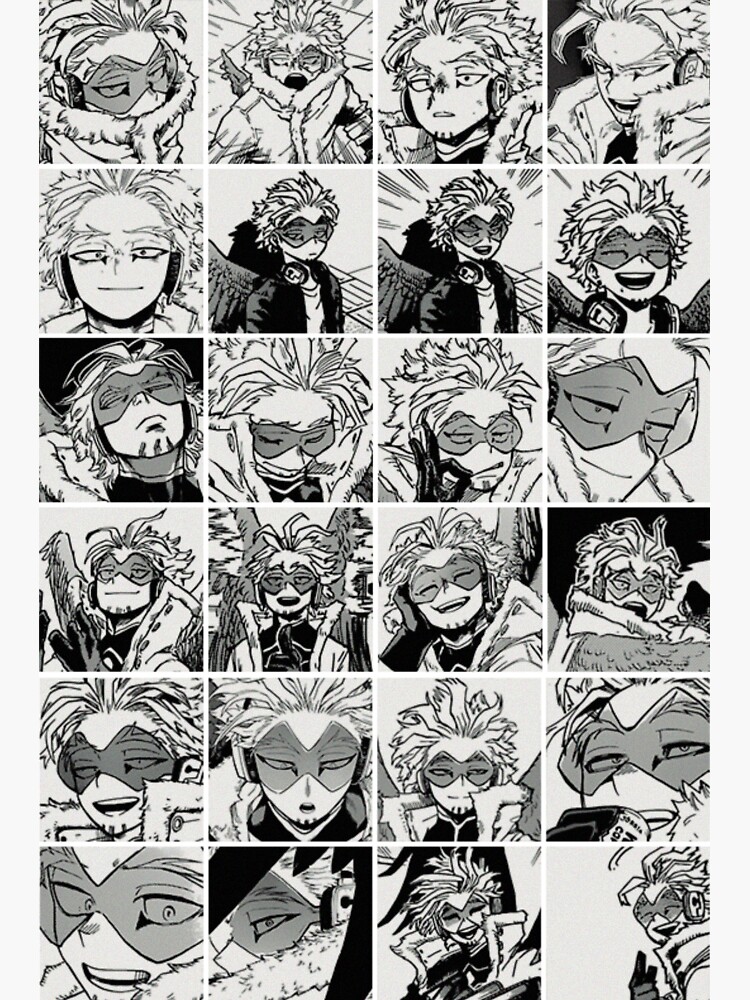 "hawks collage " Sticker for Sale by art flu | Redbubble