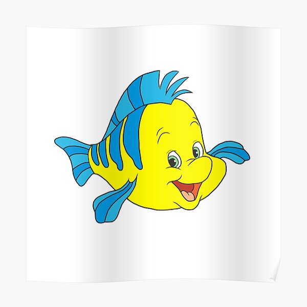 "Flounder" Poster by hannahthhh | Redbubble