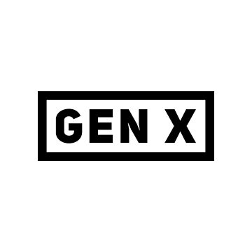 "Gen X - Best Generation" Sticker for Sale by priapus007 | Redbubble