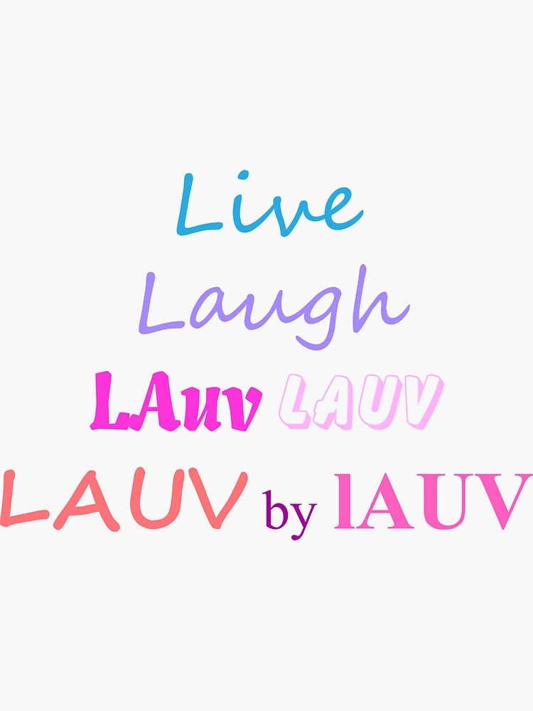 "lauv aidan gallagher" Sticker for Sale by kimgriffin | Redbubble