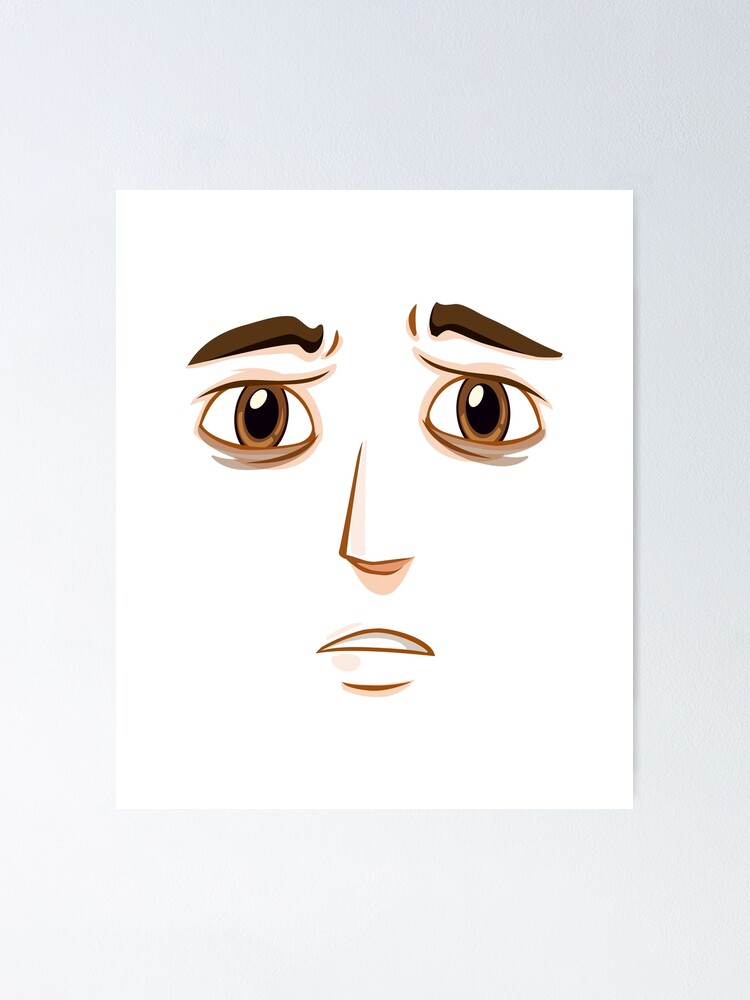 "funny face shock cool face shock sad face " Poster for Sale by ...
