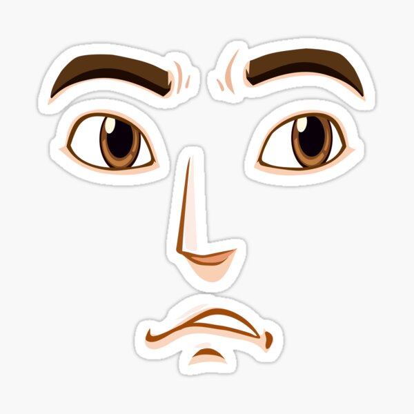 " funny face shock cool face shock sad " Sticker by silverass | Redbubble
