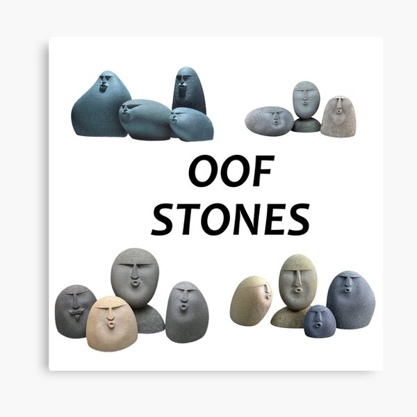 Oof Stones Wall Art | Redbubble