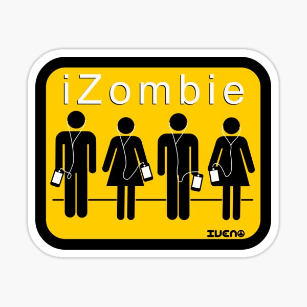 "iZombie" Sticker by iveno | Redbubble