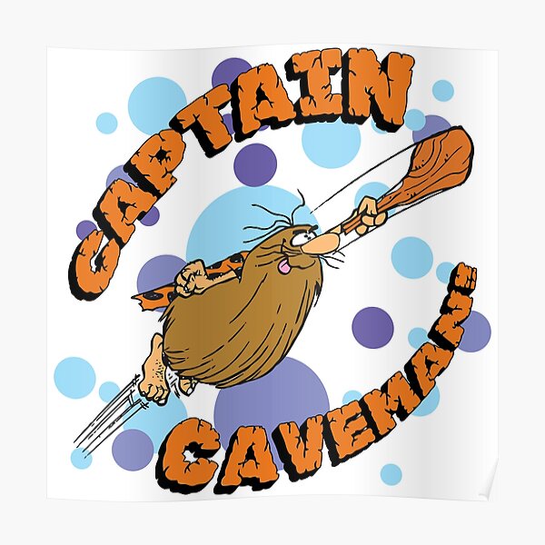 Captain Caveman Posters | Redbubble