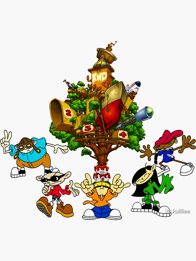 "Codename KND Crew + TreeHouse" Sticker for Sale by ItsJwilliee | Redbubble