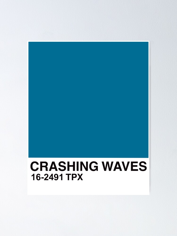 "Light Blue color swatch" Poster by erin-liz | Redbubble