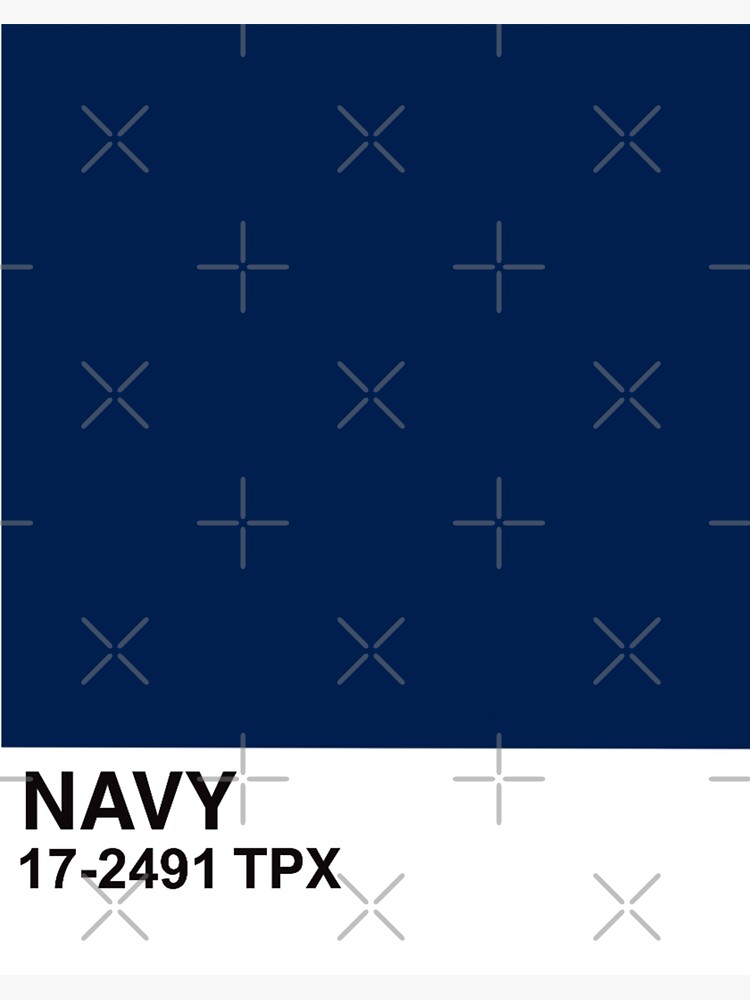 "Navy color swatch" Poster for Sale by erin-liz | Redbubble