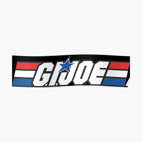 "Gi Joe Logo" Poster by aliberalino | Redbubble