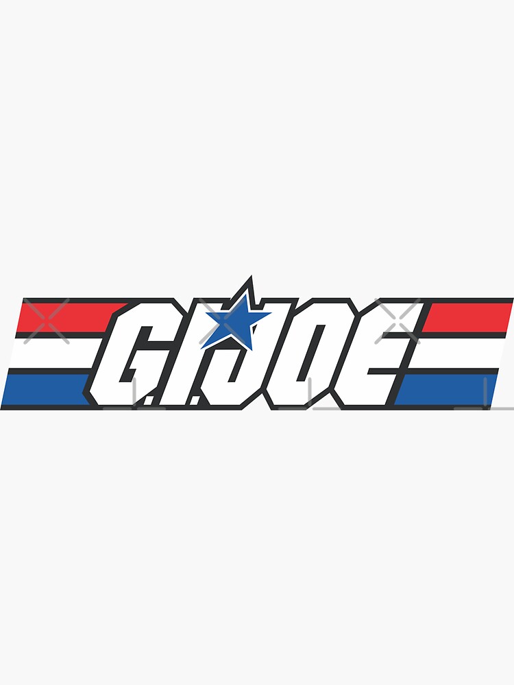 "Gi Joe Logo" Sticker for Sale by aliberalino | Redbubble