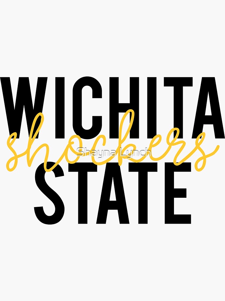 "Wichita State Shockers" Sticker for Sale by lynchshayna | Redbubble