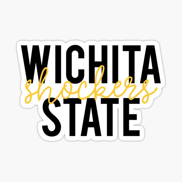 "Wichita State Shockers" Sticker for Sale by lynchshayna | Redbubble