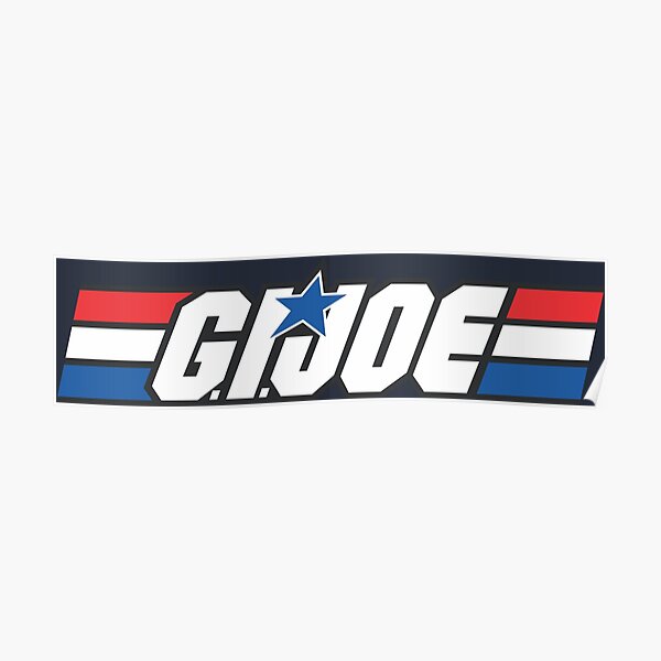 "Gi Joe Logo Design" Poster by aliberalino | Redbubble
