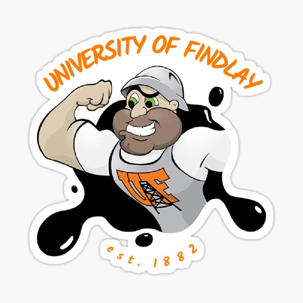 "Derrick the Oiler - University of Findlay" Sticker for Sale by ...
