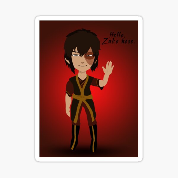 "Zuko - Avatar: The Last Airbender" Sticker for Sale by TGG4evr | Redbubble