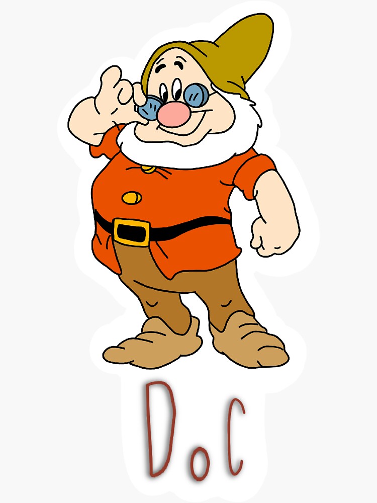 "Doc " Sticker for Sale by ElizaStickerCo | Redbubble