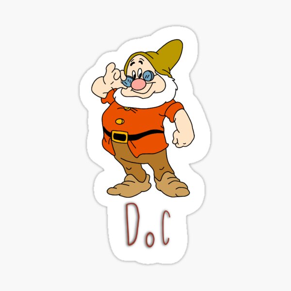 "Doc " Sticker for Sale by ElizaStickerCo | Redbubble