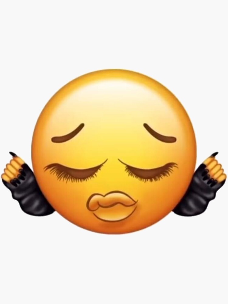 "She Cute Emoji" Sticker for Sale by BonBonsThoughts | Redbubble