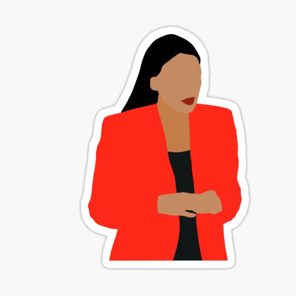 "AOC Design" Sticker for Sale by zoeyyyrose | Redbubble