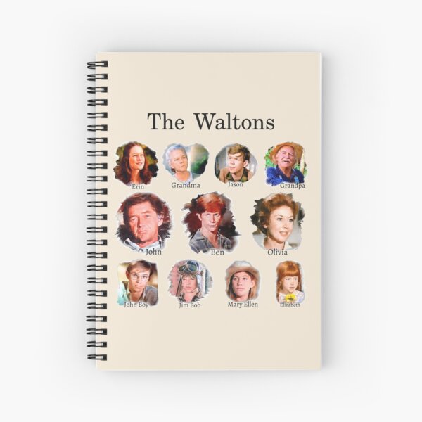 "The Waltons" Spiral Notebook for Sale by DNiceGirl | Redbubble