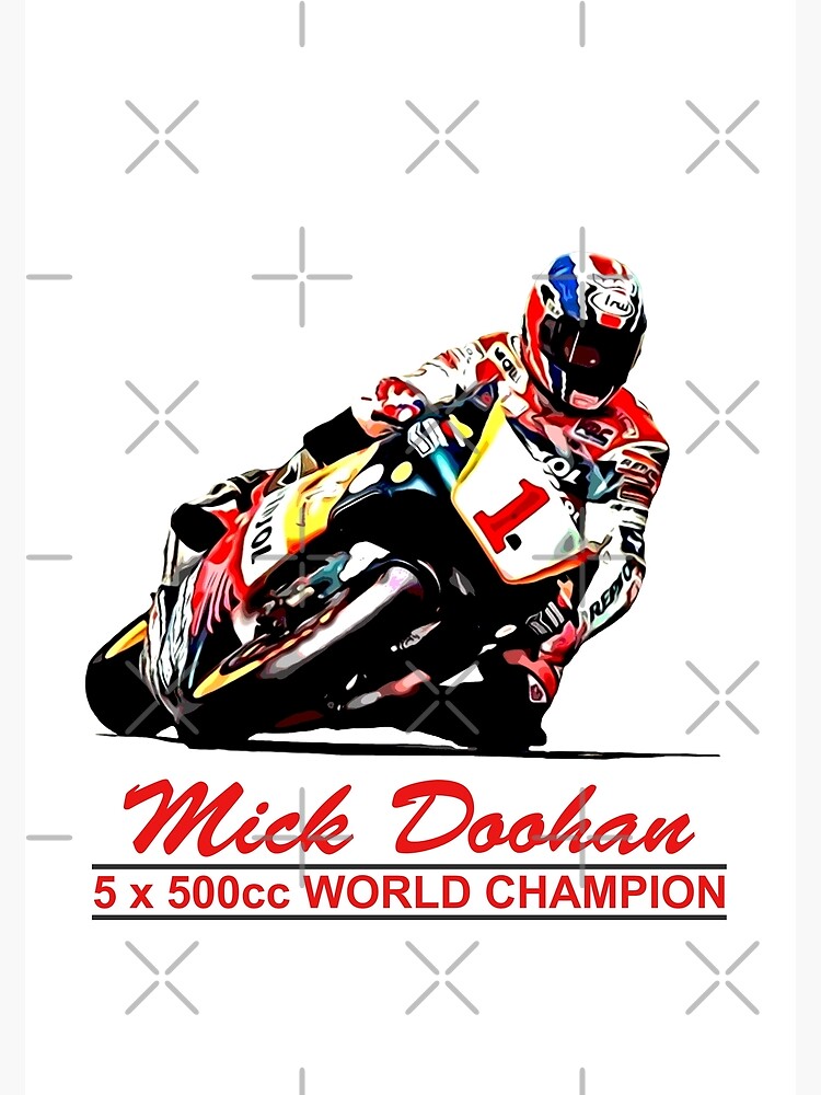 "Doohan 5x World Champion Shirt, Sticker, Hoodie, Mask" Poster for Sale ...
