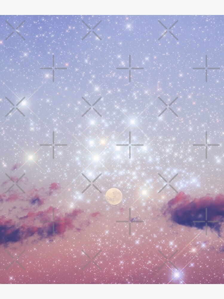 "Sparkly Sky Aesthetic Sparkle" Poster by ind3finite | Redbubble