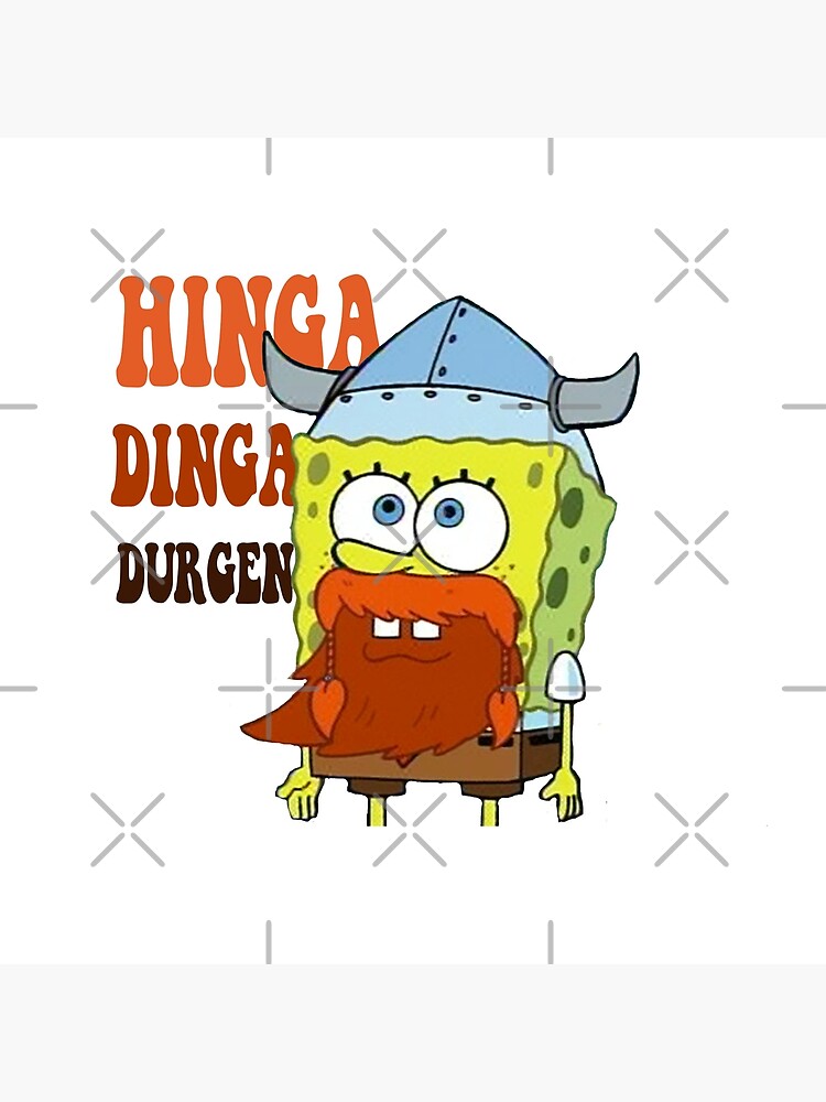 Póster «Hinga Dinga Durgen (Bob Esponja / Leif Erikson)» de rozahad | Redbubble