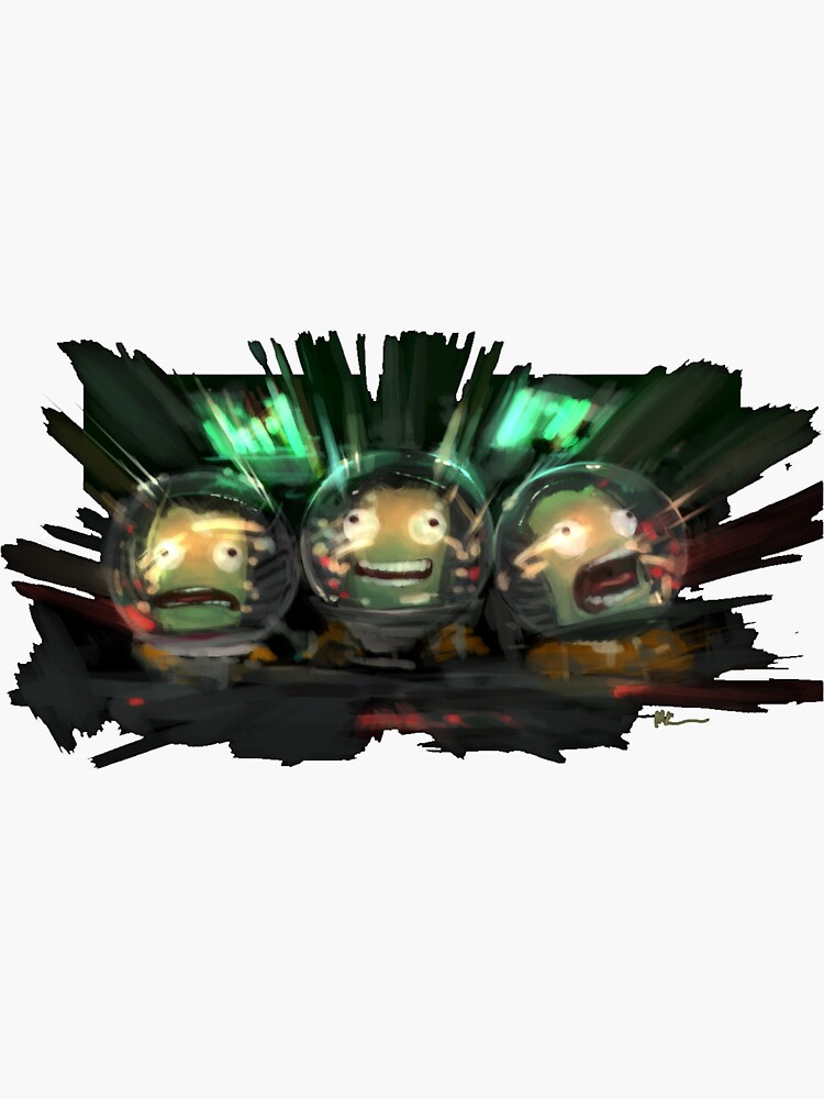 "Kerbal Space Program Art" Sticker for Sale by chaleroge | Redbubble