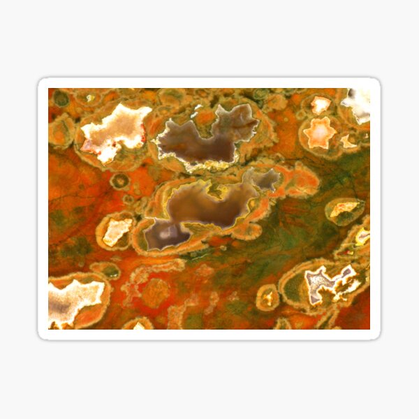 "Australian Rainforest Jasper" Sticker for Sale by blossom | Redbubble