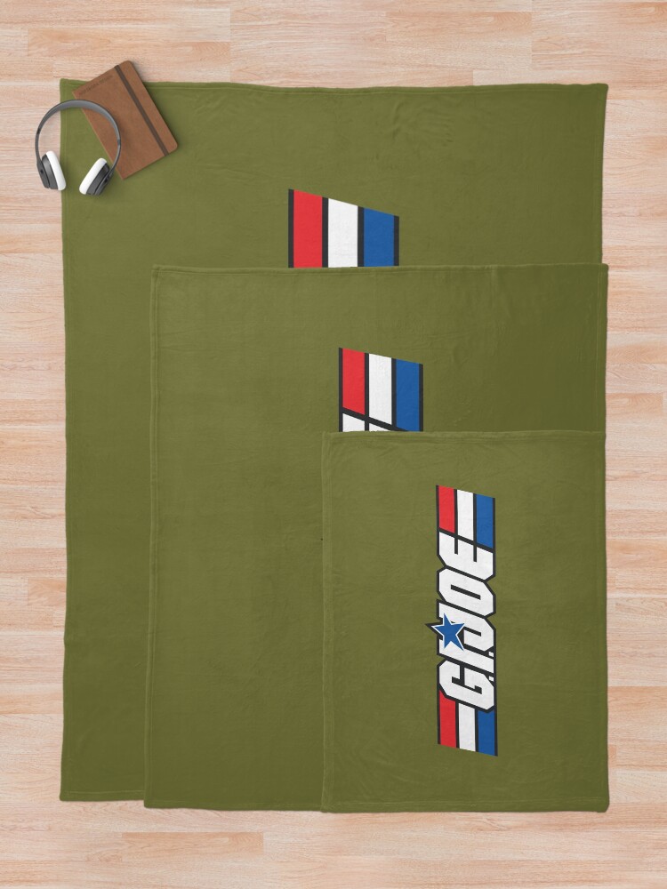"Gi Joe Logo Artwork" Throw Blanket for Sale by aliberalino | Redbubble