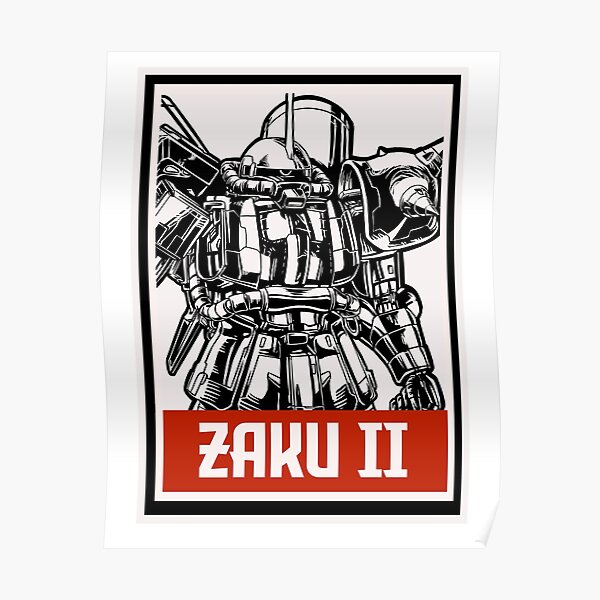 Zaku Ii Posters | Redbubble