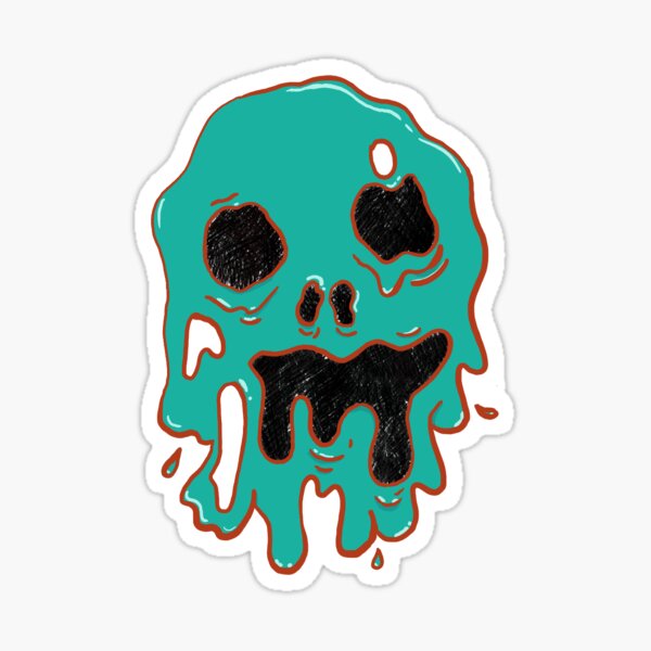 "Melting Face" Sticker for Sale by Molamikanra | Redbubble