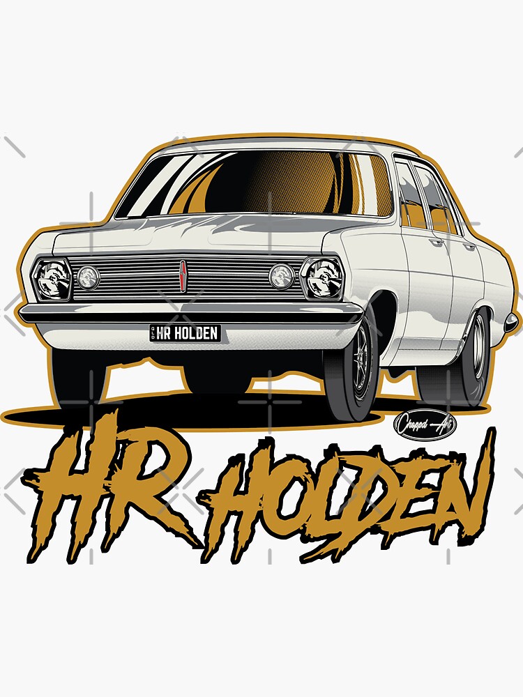 "HR HOLDEN" Sticker for Sale by choppd-art | Redbubble