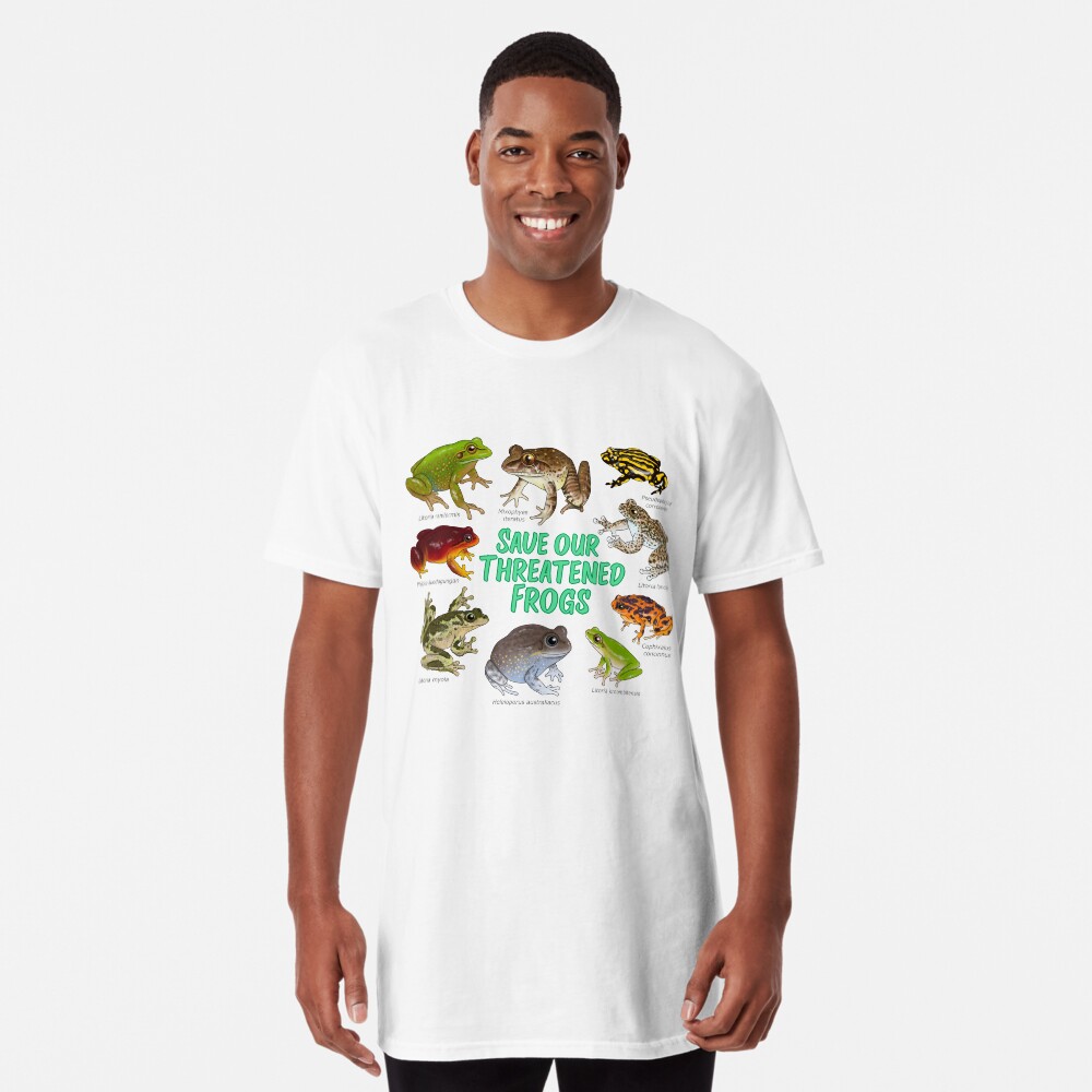 "Save Our Threatened Frogs" Poster for Sale by miss-varanus | Redbubble